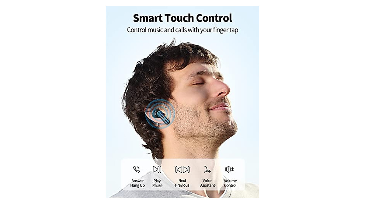 EARB Wireless Bluetooth Earbuds with 30H Playtime & Hi-Res Audio