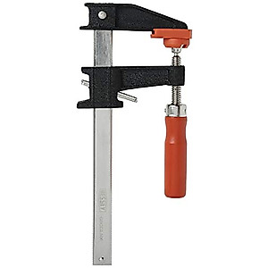 Bessey Clutch Style Bar Clamps - 6 In 600 lb - GSCC2.506 - Woodworking Clamps with Ergonomic Handle, Non-Marring Pads, Durable Cast-Iron Jaws & Serrated Rail for Carpentry & Cabinetry