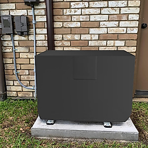 Mini Split Air Conditioner Cover for Outdoor Condenser 35.8 x 14.1 x 27.1 inches Split AC Cover for Outside Units Dust-Proof Waterproof Split Air-Conditioning Unit Protection Cover Winter Anti-Snow