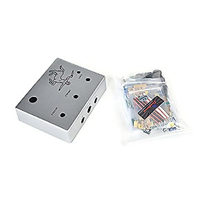 LANDTONE DIY Overdrive Guitar Pedal All Kits With 1590BB Style Aluminum Box and 3PDT Foot Switch True Bypass, Silver (LT-1590BB-KLS02)