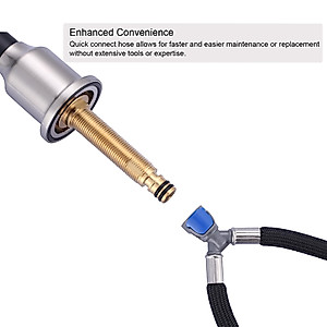 WOWOW Quick Connect Hose Hot and Cold Supply Hoses for Bathroom Faucet