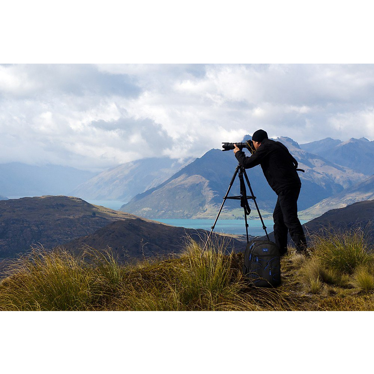 72 Inch Elite Series Professional, Full Size Camera Tripod for Canon, Nikon, Sony, Samsung, Olympus, Panasonic & Pentax + eCost Microfiber Cloth