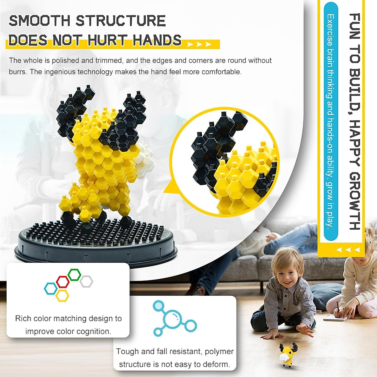 KADELE Animals Toy Building Sets，Extremely Creative and Challenging STEM Building Toys,Educational Toys for Boys and Girls Ages 8 and Up(79 Pieces)