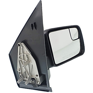 Kool Vue Driver & Passenger Side Manual Mirrors for Ford Transit Connect 2011-2013 With Spotter Glass Textured
