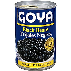 Goya Foods Black Beans, 15.5 Ounce (Pack of 8)