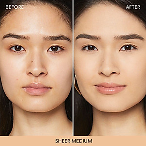 bareMinerals Original Pressed Mineral Veil Setting Powder with Puff Applicator, 0.35 Ounce (Pack of 1) ,Sheer Tan