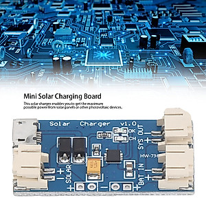 CN3065 Mini Solar Lipo Charger Board Lithium Battery Chip Micro USB DIY Outdoor Application Kit Charging Board Module 500mA DC 4.4-6V, Electronic Components