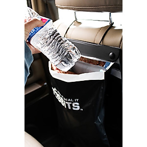 Tossits Disposable Garbage Bags (Set of 7) - Leakproof, Smellproof - Large, Car-Friendly