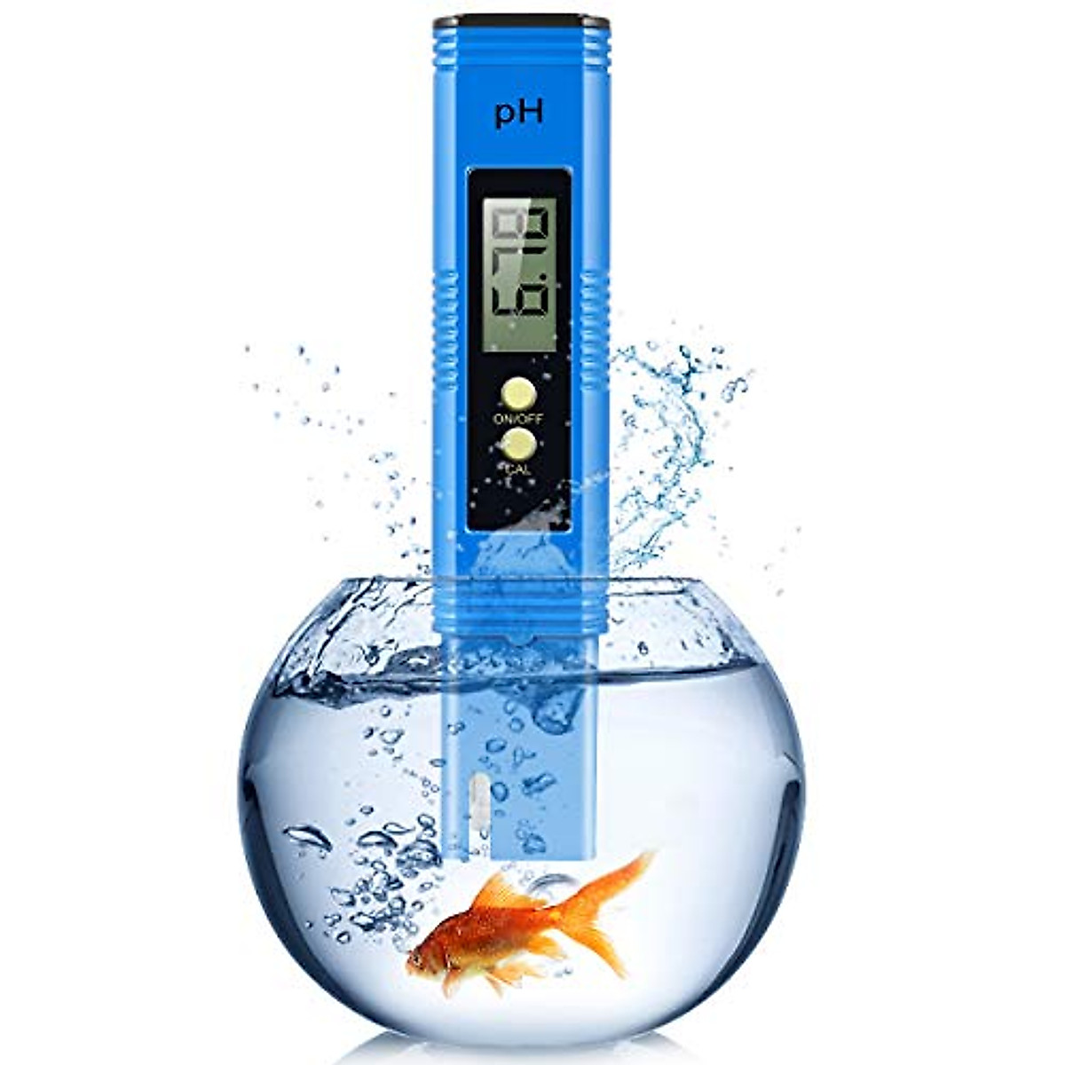 PH Meter, 0.01 High Accuracy Pocket Size with 0-14 PH Testing Range PH Tester, Digital PH Meter for Water, Water Meter for Hydroponics, Drinking, Pool