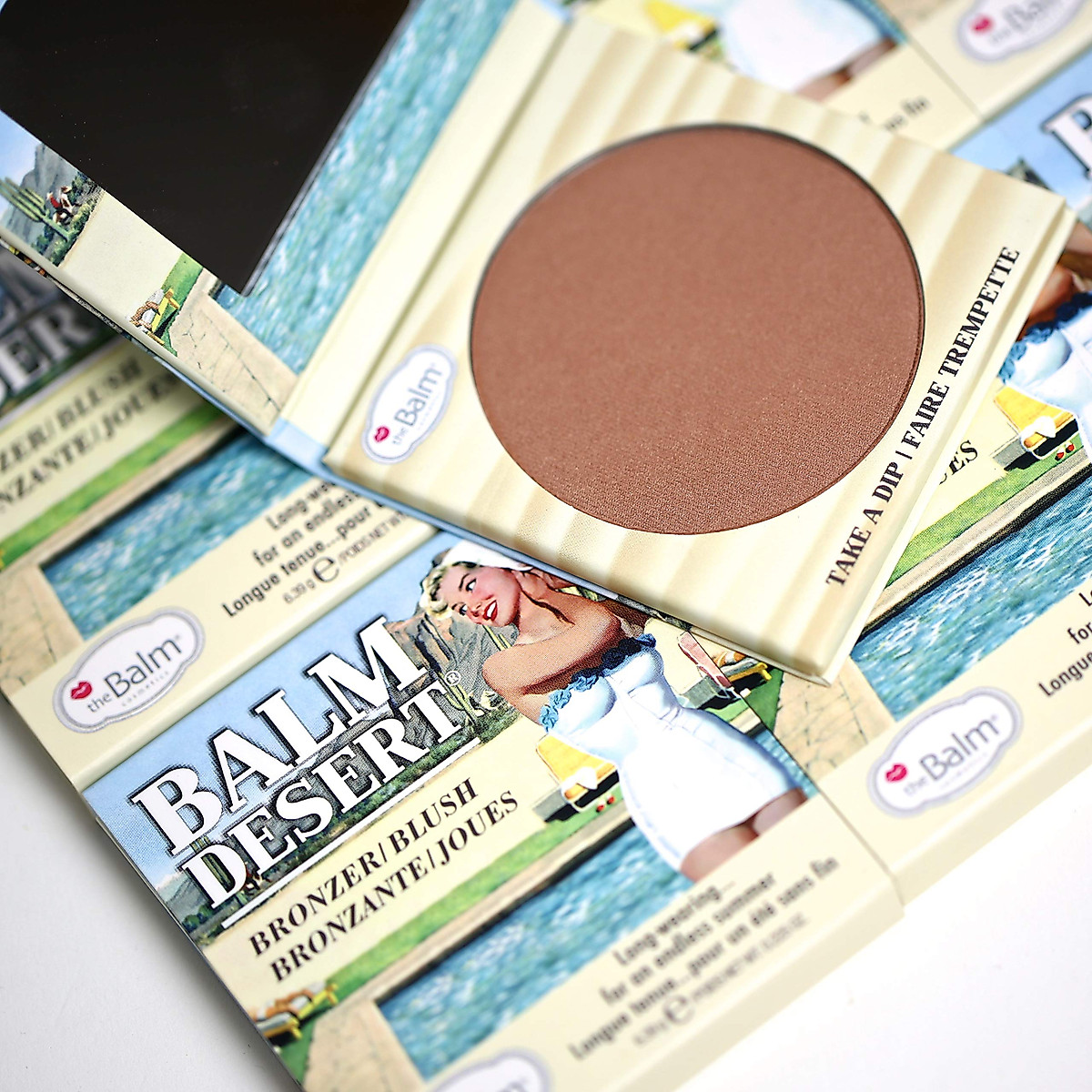 theBalm Desert Long-Lasting Bronzer/Blush, Natural Glow, Fade-Resistant