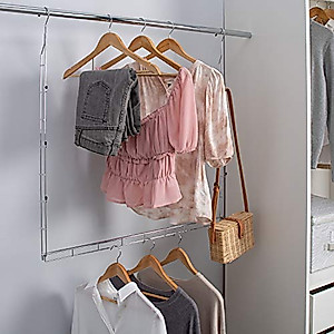 Organize It All Durable Chrome Closet Doubler (1346W)