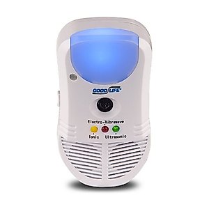 Good Life, Inc. Ultimate AT Ultrasonic Pest Repeller - Indoor Rodent and Bug Repellent Plug-in - Effective for Mice, Rats, Roaches, Scorpions, Insects - Utilizes Ultrasonic Sounds & Air Cleansing Ions