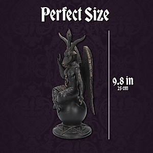 Nemesis Now Baphomet Occult Figurine, 25cm, Hand-Painted, Gothic Mystical Ornament, Giftable Merchandise and Collectible Decor