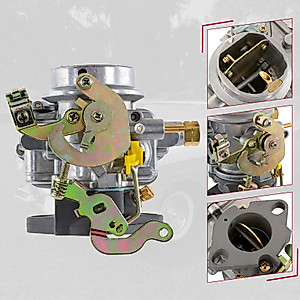 ALAVENTE Carburetor For Ford 1957 1960 1962 144 170 200 223 6-Cyl 4-Cyl 1 Barrel Replace 1904 holley Manual Choke…