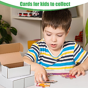 20 Pcs 400 Count Trading Card Storage Box Cardboard Baseball Card Storage Box Collectible Trading Card Cases for Sports Cards Gaming Cards Game Collecting Holder Supplies