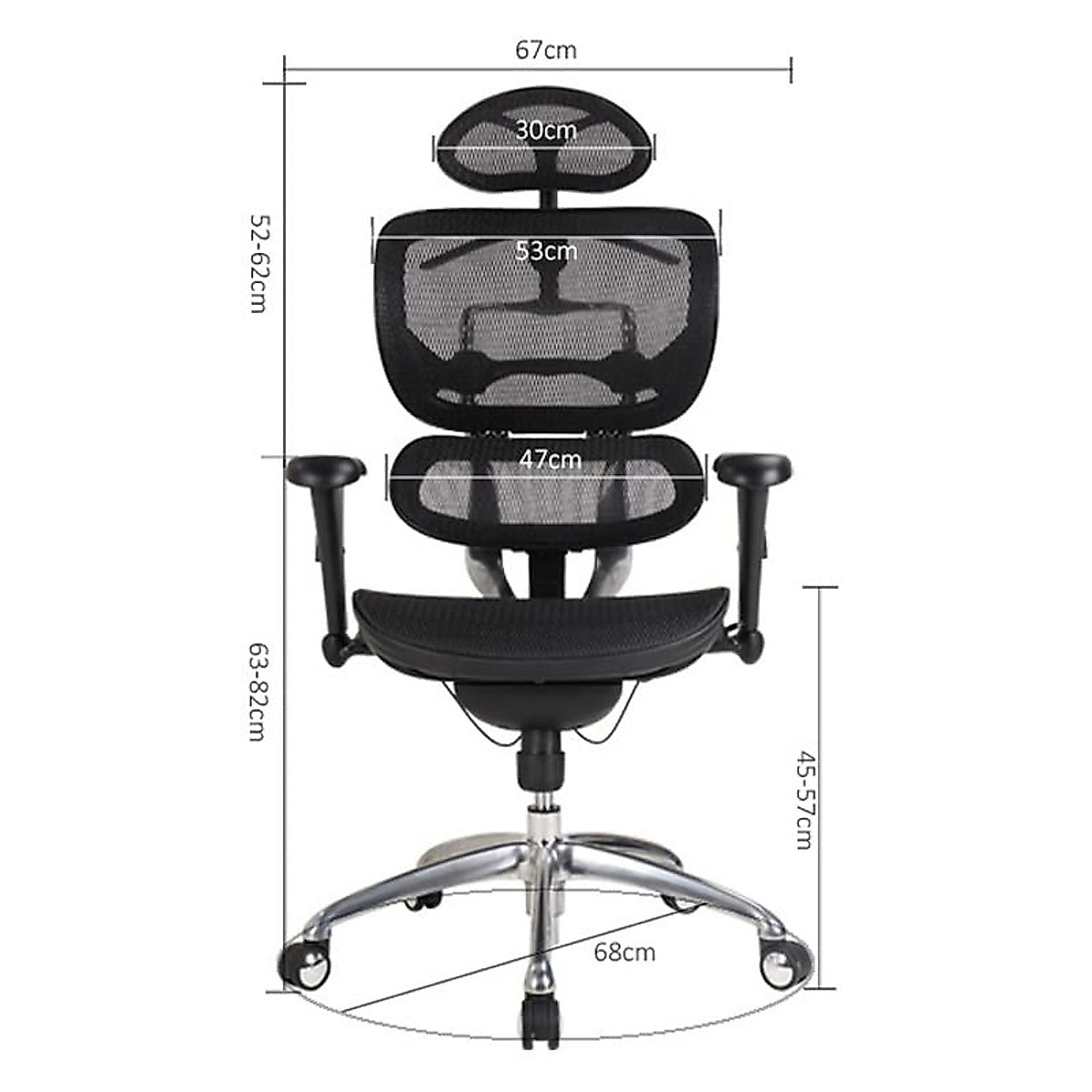 ZLBYB Ergonomic Waist Computer Chair Home Game Lift Study Office Chair Comfortable Sedentary Boss Intelligent Lumbar Support