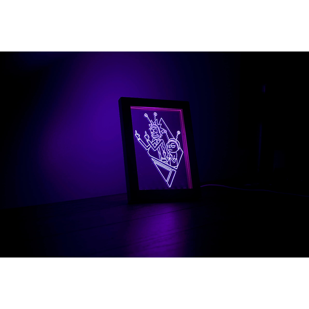 Rick & Morty LED Aliens Acrylic 3D Nightlight Picture Frame with Remote Control, Adjustable Brightness, WeShip Things Design #10