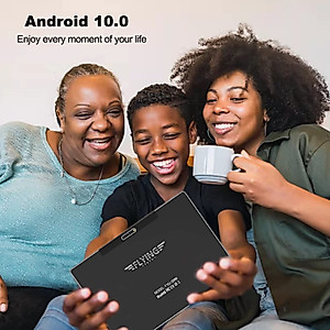 Tablet 10.1 Inch, Android Tablets, 32GB ROM 128GB Expand Storage, Octa-Core Processor, IPS HD Display, 5MP+13MP HD Dual Camera, 6000mAh Battery, WiFi, Bluetooth, GMS Certified Tablet(Black)