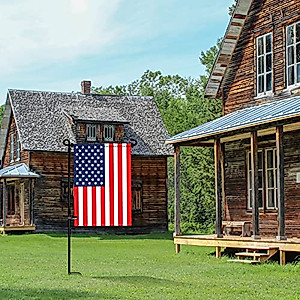 Garden Flag Stand 3 Pack,Yard Flag Holder,Premium Garden Flag Holder,12x18 Small Banner Garden Sign Stakes Holders,Small Yard Falgs Stands Pole,Metal Flagpole With Tiger Clip And Spring Stoppers