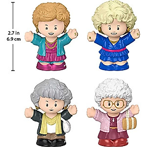 Little People Collector Dorothy, Blanch, Rose Sophia - the Golden Girls Special Edition Figure Set with 4 Character Figurines in a Gift Package