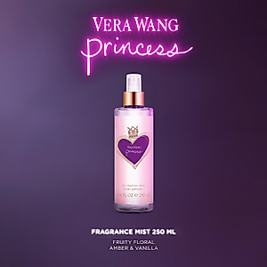 Vera Wang Princess 2 piece Gift Set for Women - 1.0 oz Eau De Toilette Spray + 4.0 oz Hair and Body Mist