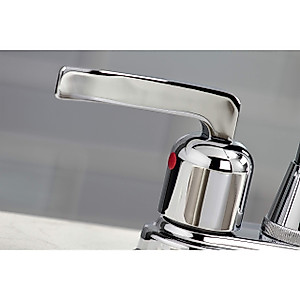 Kingston Brass KB8491EFL Centurion Bar Faucet, Polished Chrome, 4-3/4" spout reach