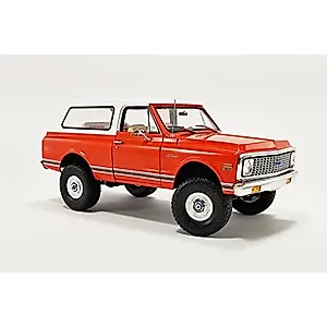 1972 Chevy K5 Blazer, Orange - Acme A1807711-1/18 Scale Diecast Model Car