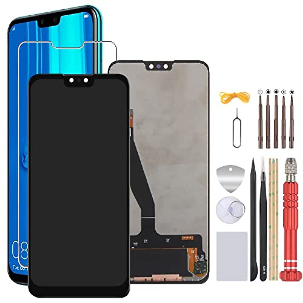Ocolor Screen for Huawei Y9 2019 Enjoy 9 Plus Screen Replacement for Huawei Y9 2019 JKM-LX1 JKM-LX2 JKM-LX3 LCD Display Touch Digitizer Assembly