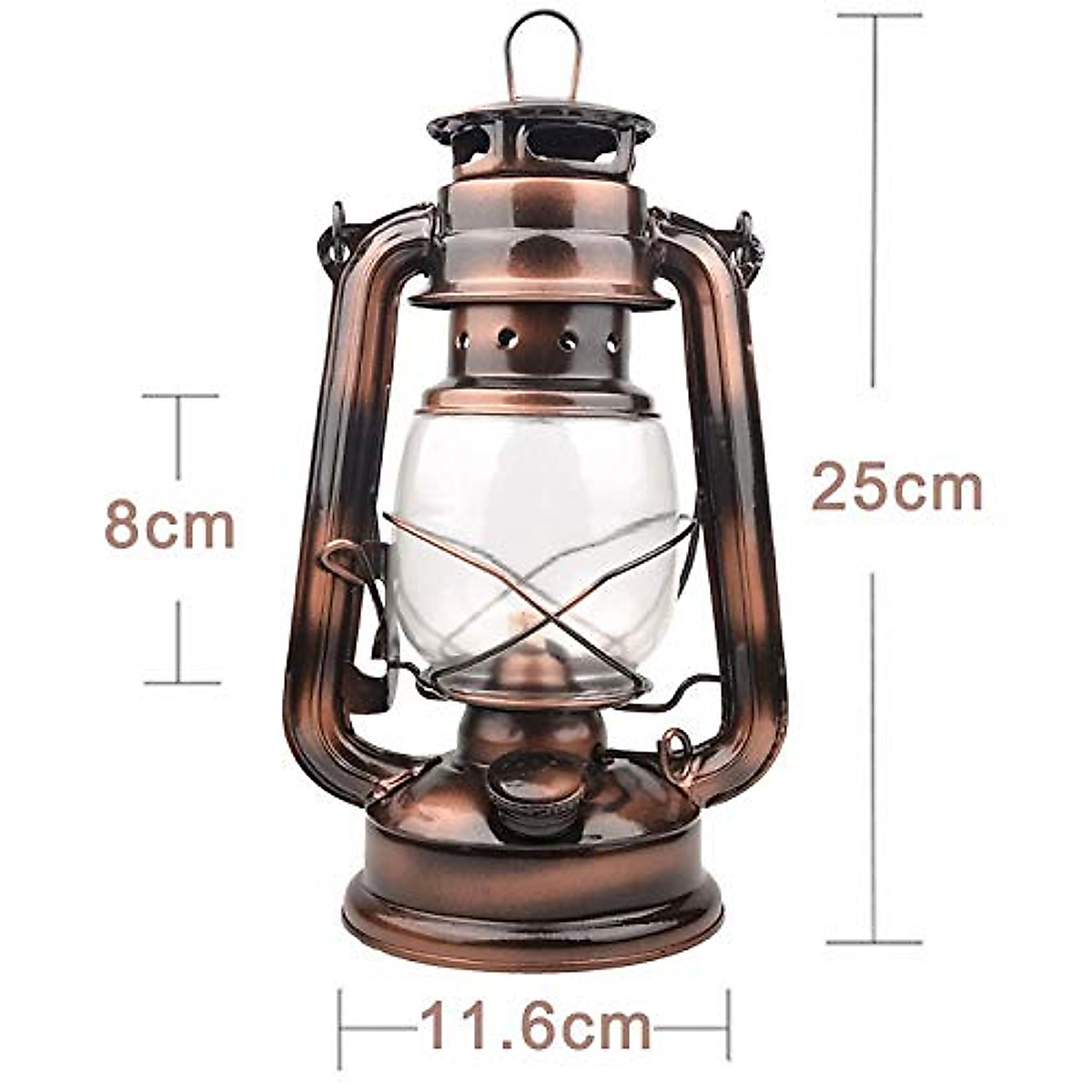 GAOZ Outdoor Lights Retro Style Portable Lighting Kerosene Lamp Metal Camping Light Outdoor Camping Lights Tent Lamp Household Emergency Lamp for Home,Garden,Yard,Decorations