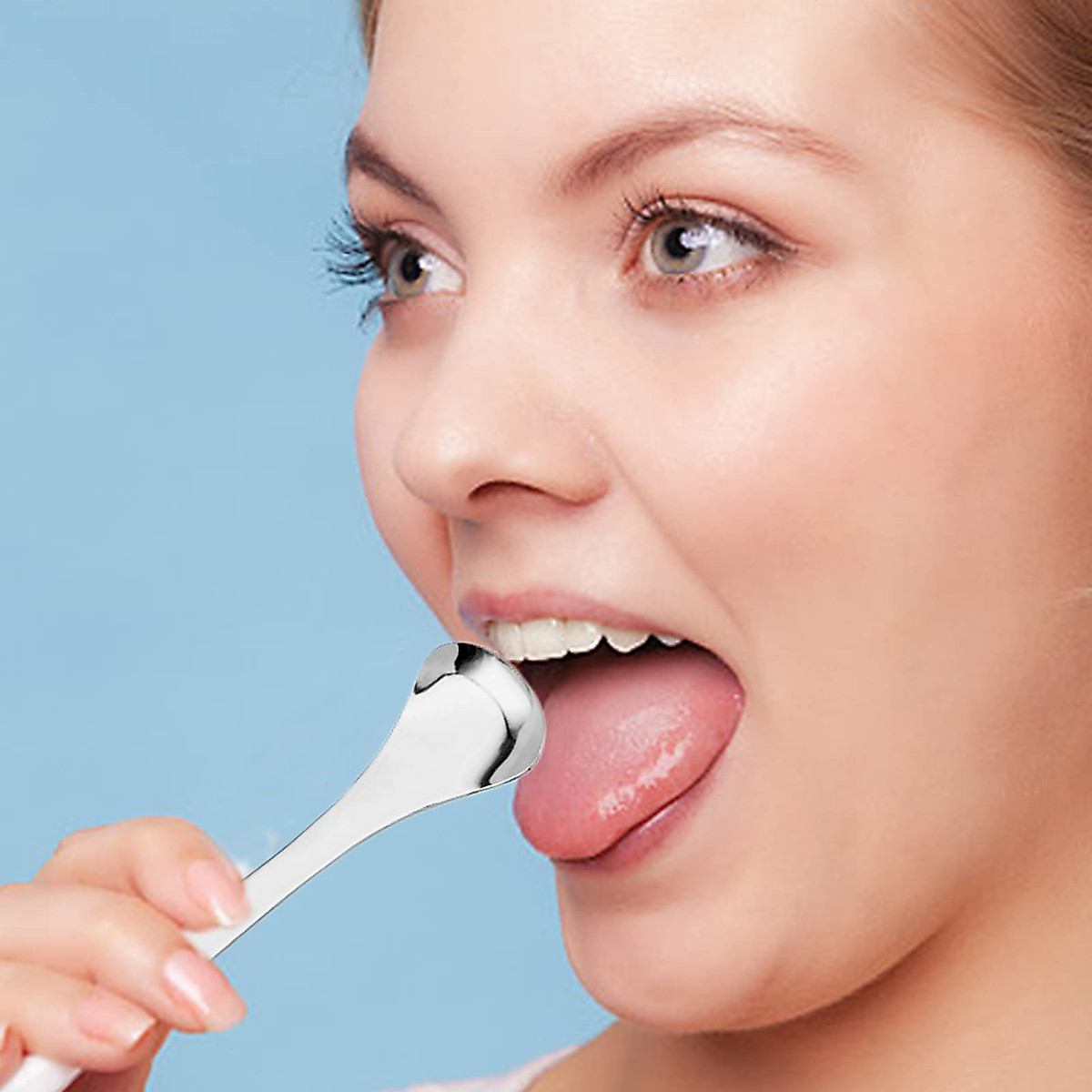 defutay Tongue Scraper Cleaner, Oral Scrapers Premium Sweeper Sets,100% BPA Free Tongue Scrapers - Eliminate Bad Breath