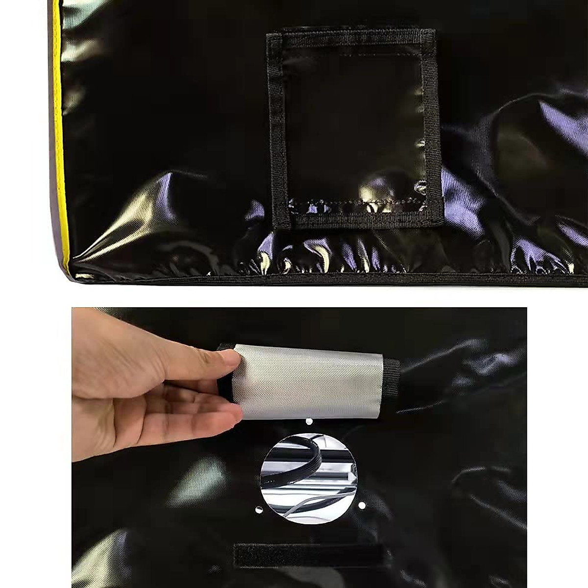 Zippered Openable Laser Engraver Enclosure Smoke Eye Protective Cover with Lamp + Exhaust Pipe Compatible with xTool D1 Atomstack A5 ORTUR Aufero Portable Engraver