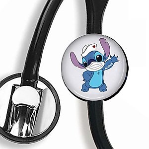 Stethoscope Tag,Steth ID Tag,Nurse Badge (Lovely Nurse)