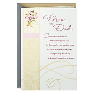 HMDKART Anniversary Card for Parents