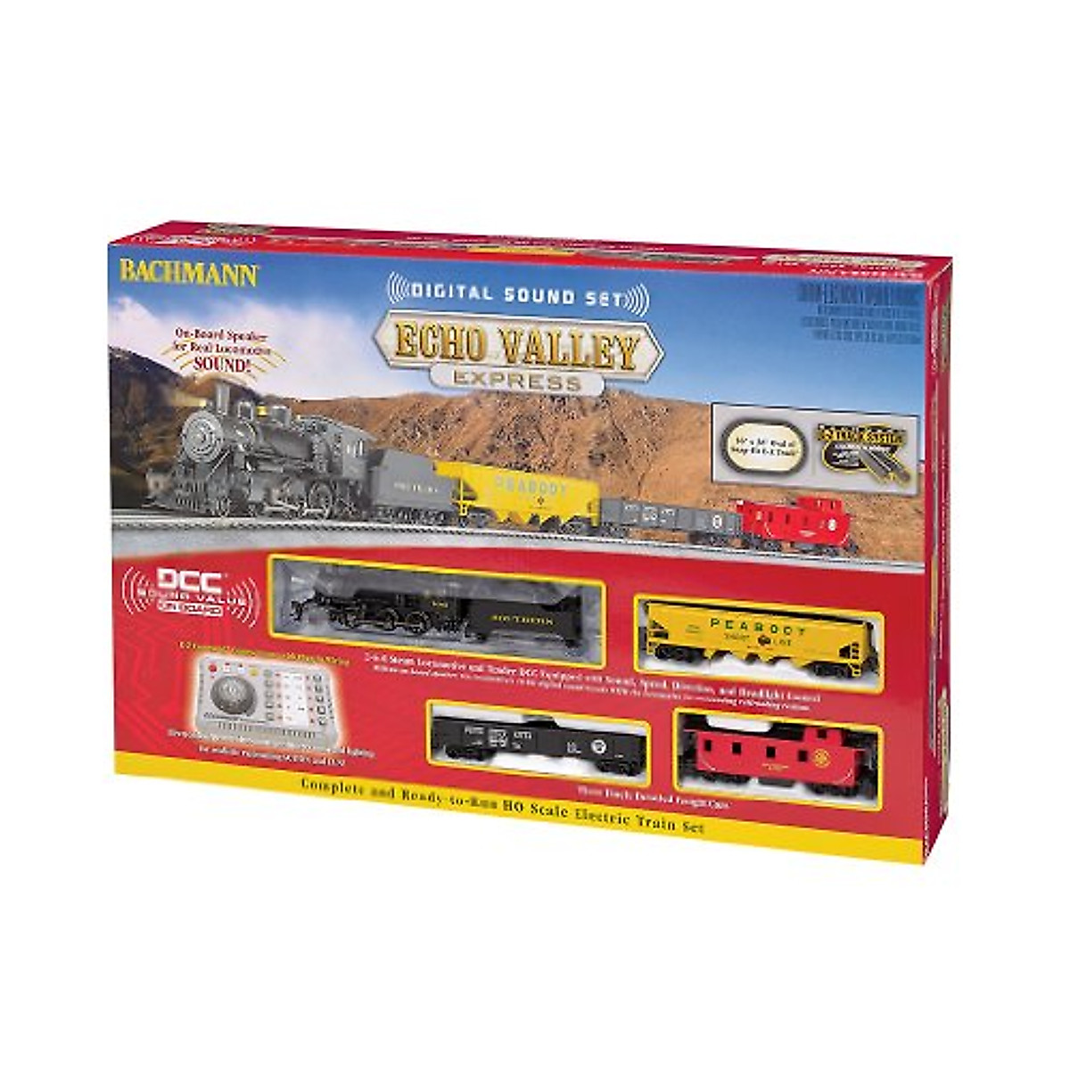 Bachmann Trains - Echo Valley Express DCC Sound Value Ready To Run Electric Train Set - HO Scale