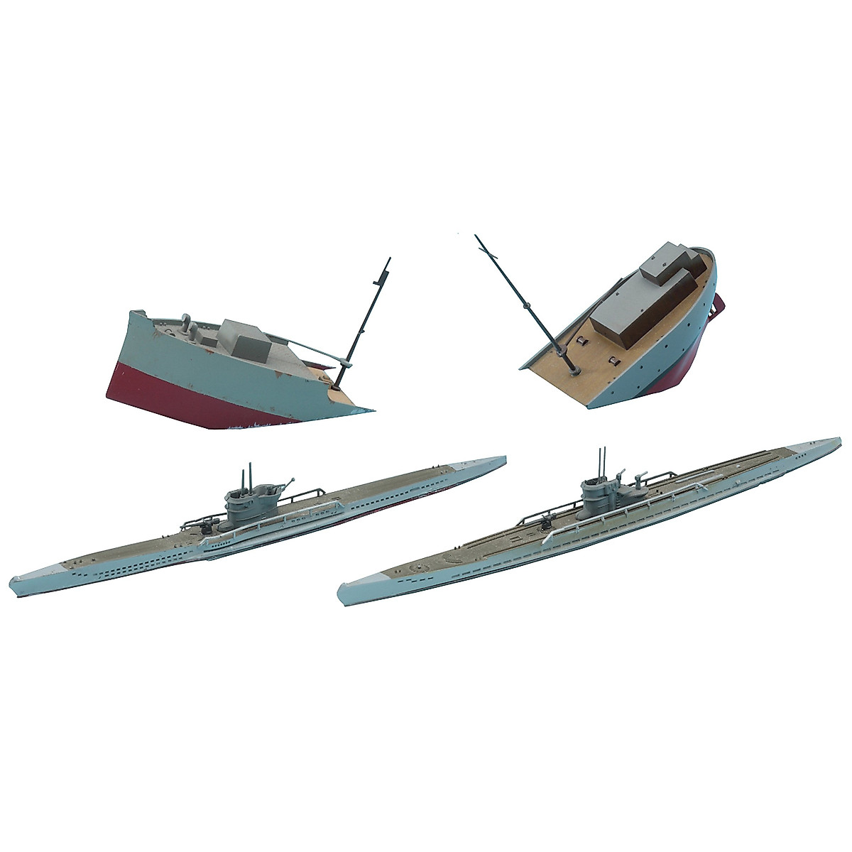 Hasegawa 901 1/700 Water Line Series German Navy Submarine U-Boat 7C/9C Plastic Model