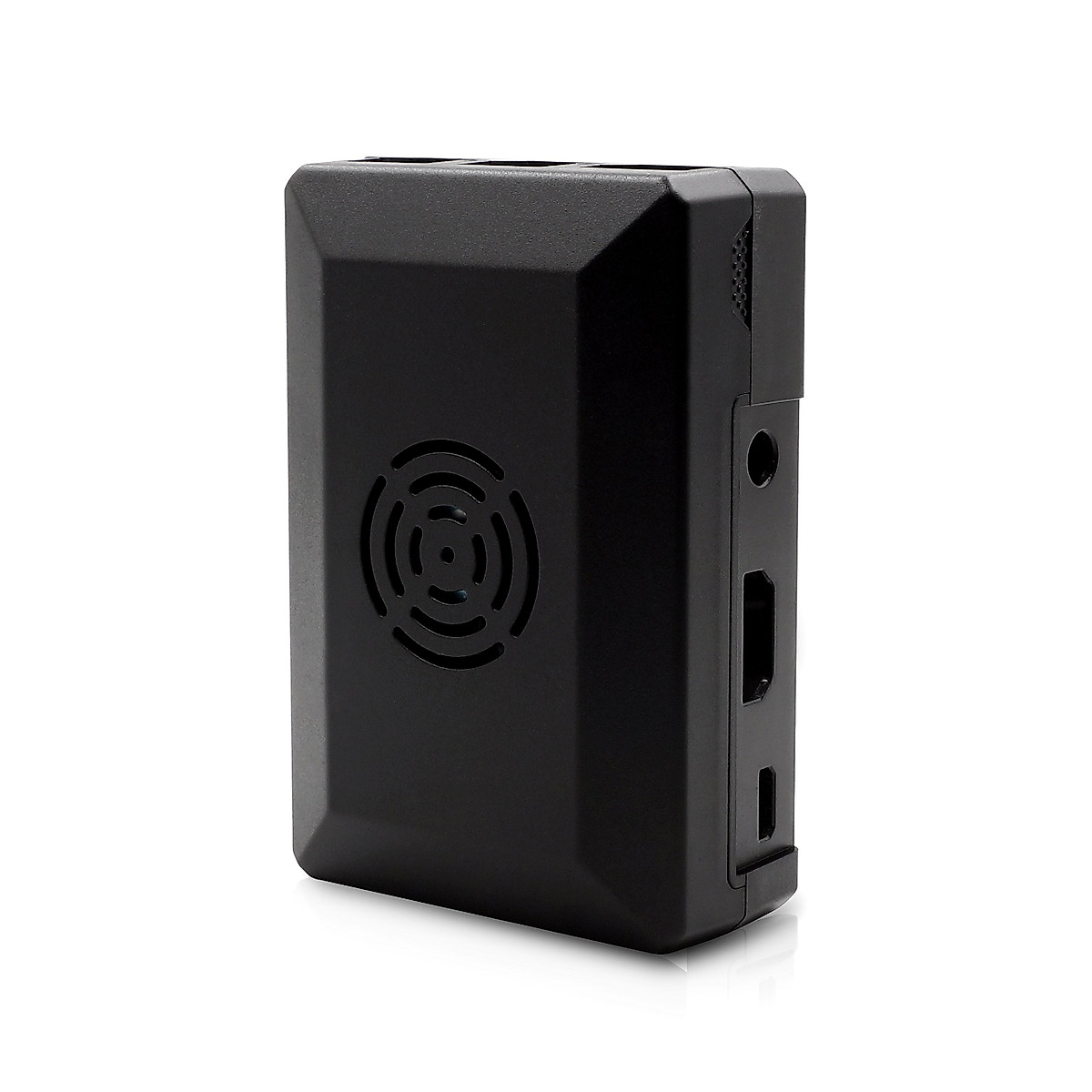 LoveRPi Active Cooling Media Center PC Case with Fan for Raspberry Pi 3 Model B+, Libre Computer Board, ASUS Tinker Board (Black)