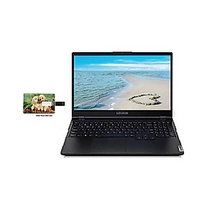 2020 Newest Lenovo Legion AMD, 15.6" FHD(1920x1080) IPS 120Hz, Ryzen 5 4600H, GeForce GTX 1650 4GB, 32GB RAM 1TB SSD + 2TB HDD, Backlit Keyboard, Bluetooth, Wi-Fi, Win10, Black | 32GB Tela USB Card