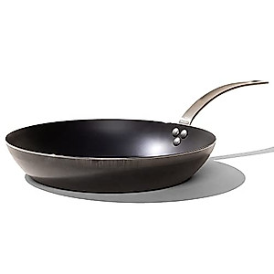 Made In Cookware - 12" Blue Carbon Steel Frying Pan - (Like Cast Iron, but Better) - Professional Cookware - Crafted in France - Induction Compatible