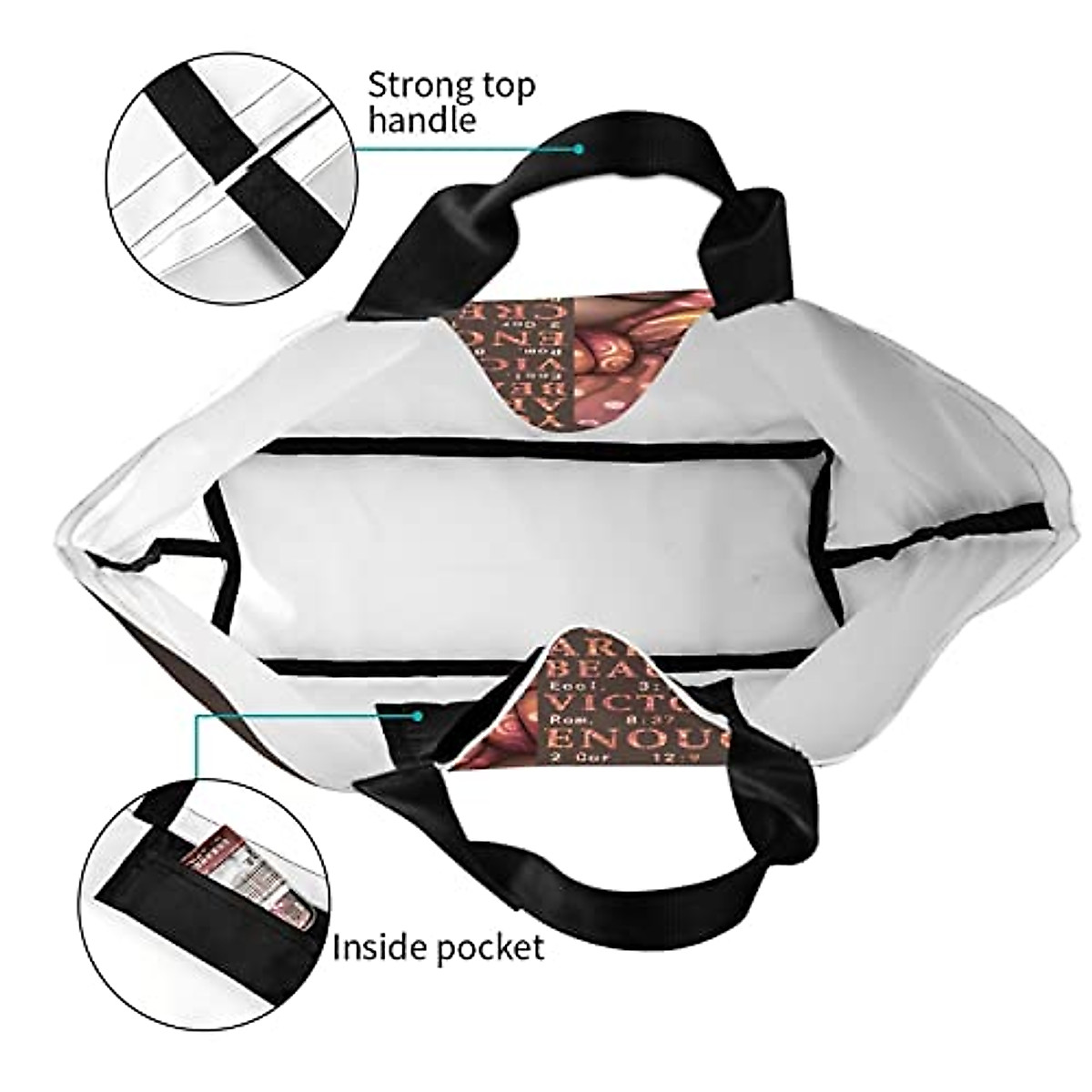 IAGM African American Tote Bags For Women Black Women Shoulder Bag Black Girl Satchel Handbags For Work, Gym