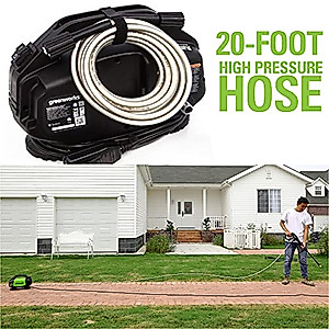 Greenworks 1500 PSI 1.2 GPM Electric Pressure Washer, GPW1502