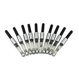 10 PCS REGAL Metal Fountain Pen Ink Converter, Suitable for Jinhao, Duke, Baoer, Fuliwen, REGAL Fountain Pen