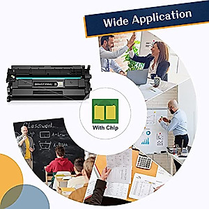 (with Chip) ColorKing Compatible Toner Cartridge Replacement for HP 58A CF258A 58X CF258X for HP Laserjet Pro M404dn M404n M404dw M404 MFP M428fdw M428fdn M428dw Printer Toner (Black 2-Pack)