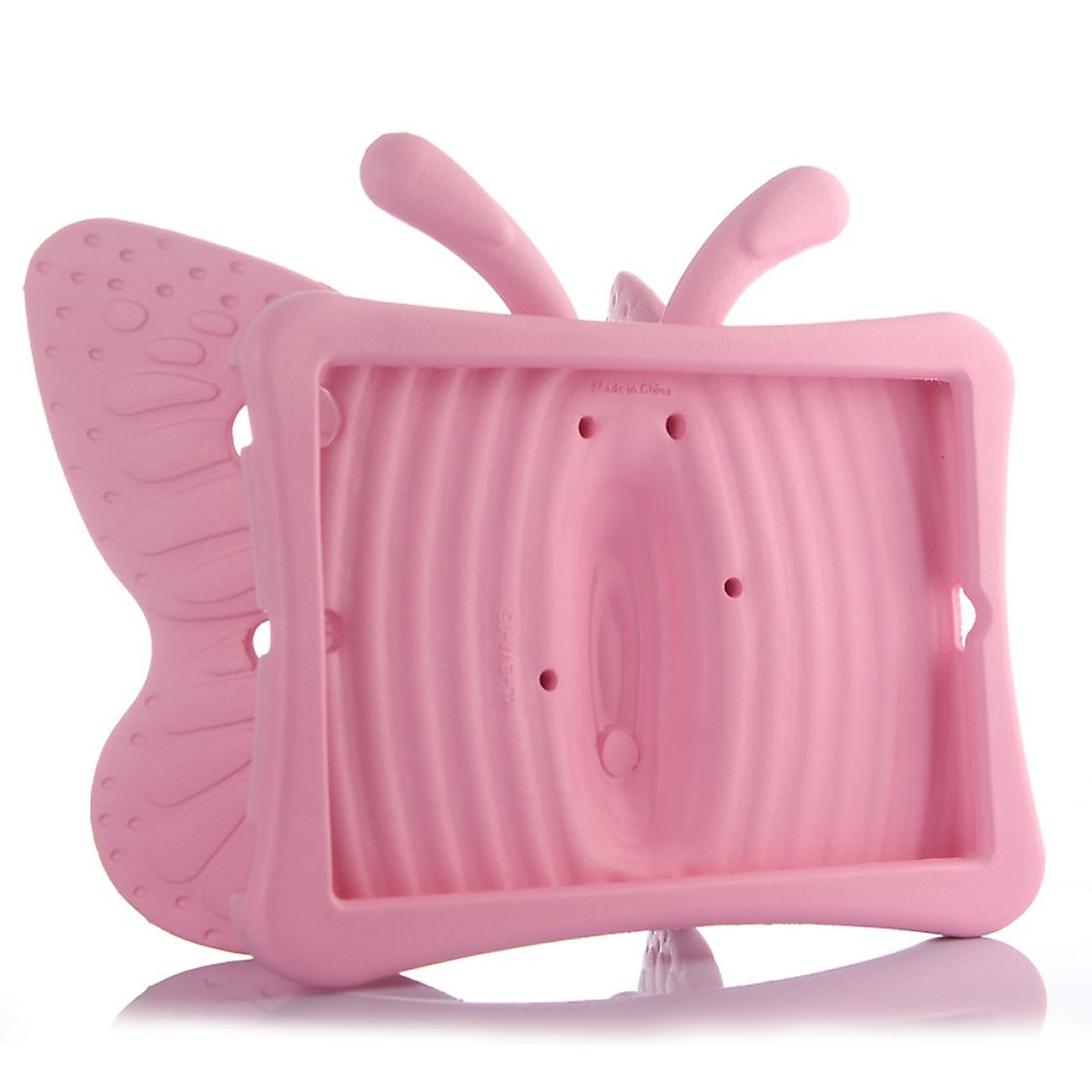 Ipad 5/6/Air/Air 2 Case,ER CHEN(TM) Kids Light Weight Cute Butterfly Design Shock Proof EVA Foam Series Case Compatible for Ipad 5/6/Air/Air 2(Pink)