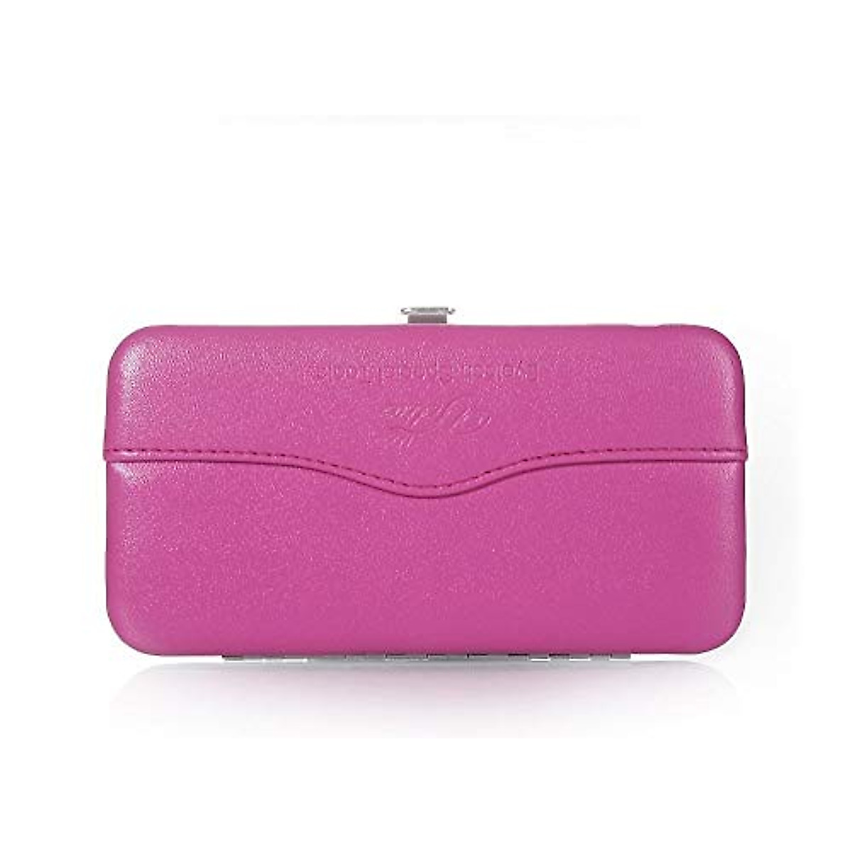 Small Tweezers Case for Eyelash Extensions Individual Makeup Tools Storage Scissors Lash Brush and Tweezers Bag 9 Colors by Yelix (Pink Purple)