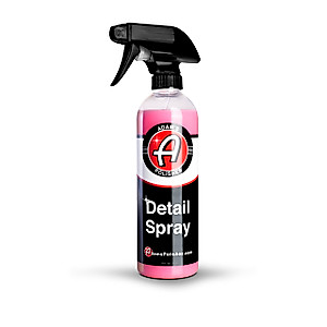 Adam's Detail Spray 16oz - Quick Waterless Detailer Spray for Car Detailing | Polisher Clay Bar & Car Wax Boosting Tech | Add Shine Gloss Depth Paint | Car Wash Kit & Dust Remover