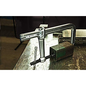 BESSEY STB-12, 12 In., 4880 Nominal Clamping Force, All Steel clamp, standard pad