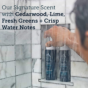 Oars + Alps Men's Sulfate Free Hair Shampoo and Conditioner Set, Infused with Kelp and Algae Extracts, Fresh Ocean Splash, 12 Fl Oz Each