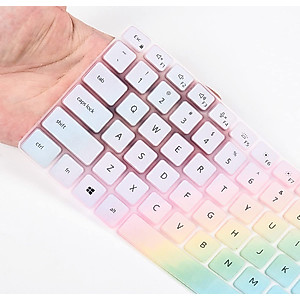 Keyboard Cover for Dell Latitude 3550 3540 5550 5540 5530 5531 5520 5521, Precision 3590 3591 3580 3581 3560 3570 3561 3571 Laptop, Dell Latitude 5550 5530 5540 Keyboard Skin Protector - Colorful