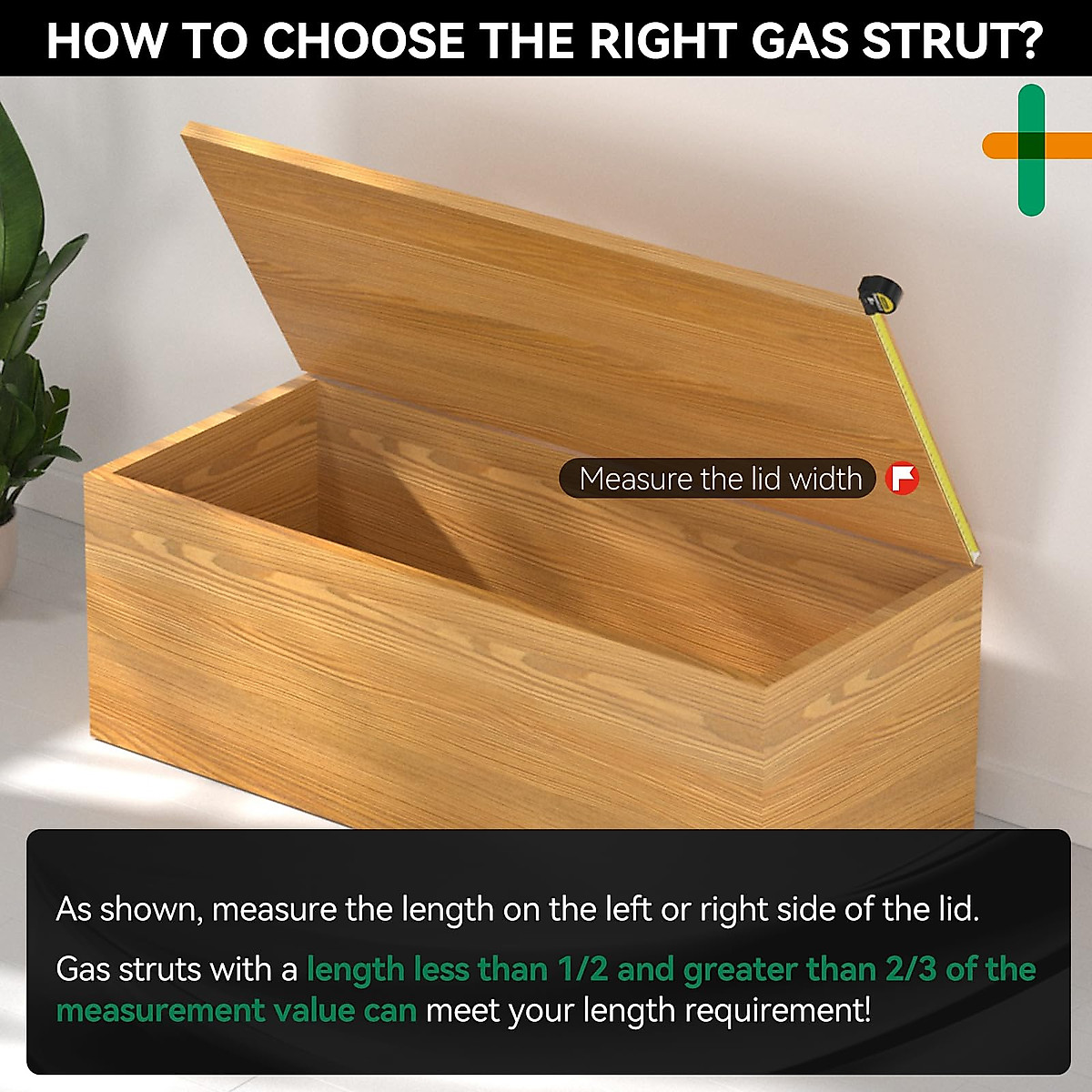 HUOPO 28 inch 200lb/890N Gas Strut Shock 28" Lift Support for Tonneau Cover Snowmobile Trailer Roof Top Cap Lid Queen Murphy Bed Hatch Boat Heavy Steel Door Custom Window Lift, 2pcs