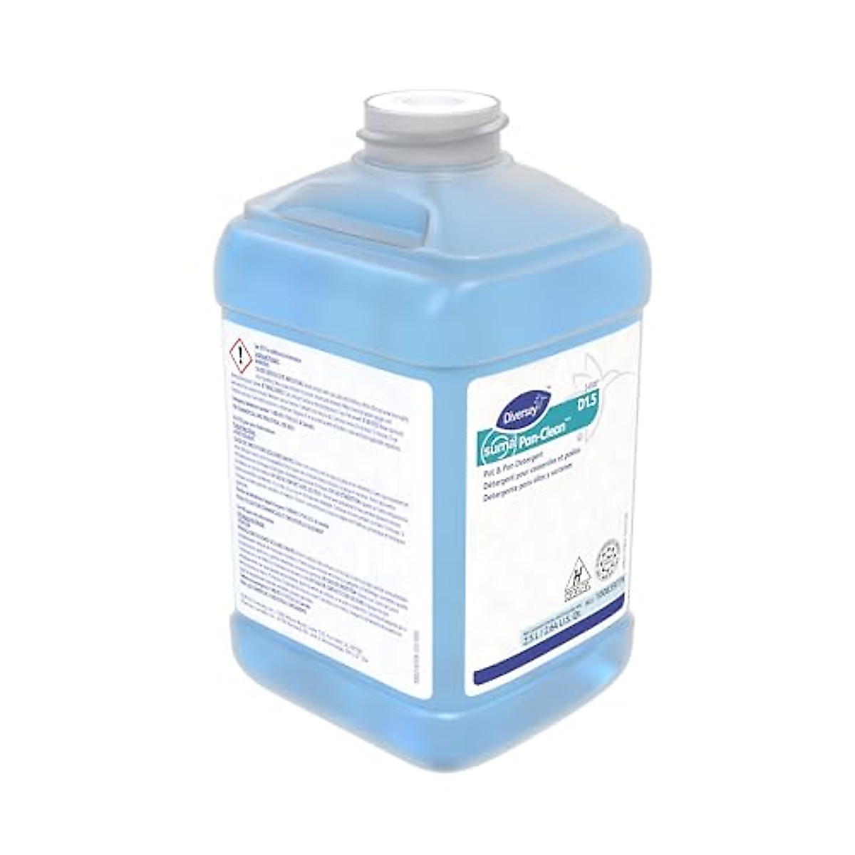 Diversey Suma 100839776 Pan-Clean General Purpose Pot and Pan Detergent, D1.5, 2 x 84.5 oz./2.5 L (Pack of 2)